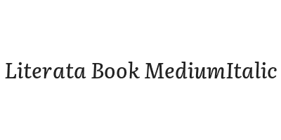 Literata Book MediumItalic字体下载[免费可商用]_Literata Book MediumItalic字体在线预览-一流导航
