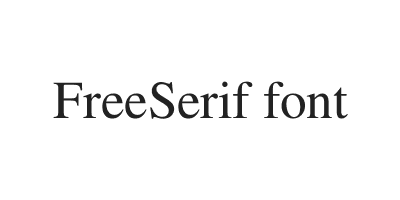 FreeSerif font字体下载[免费可商用]_FreeSerif font字体在线预览-一流导航