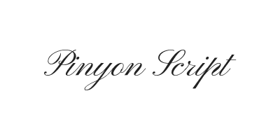 Pinyon Script字体下载[免费可商用]_Pinyon Script字体在线预览-一流导航